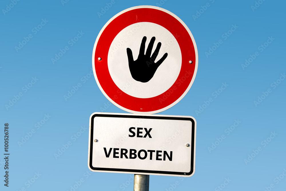 Schild 51 - Sex verboten Stock-Illustration | Adobe Stock