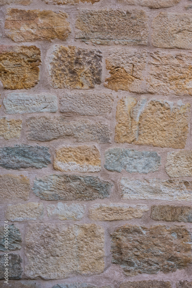 Muro antico di pietra, muratura restauro, sfondo Stock Photo | Adobe Stock