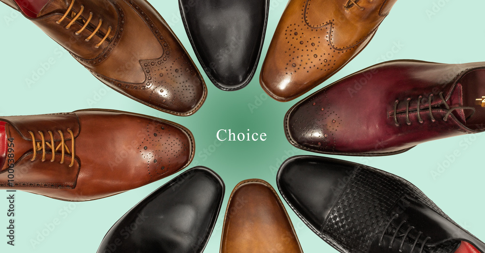 Group of men's shoes Stock Photo | Adobe Stock