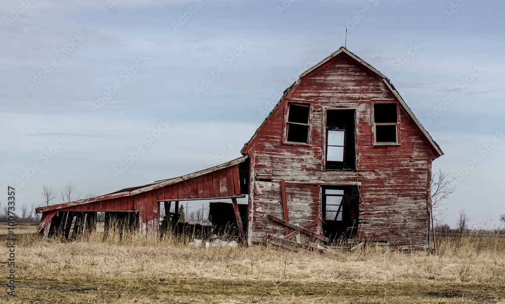 Foto de Death Of The Family Farm. Abandoned structure surrounded by ...