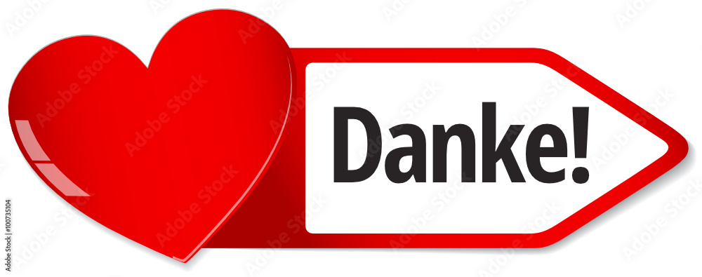 Danke Stock Vector | Adobe Stock