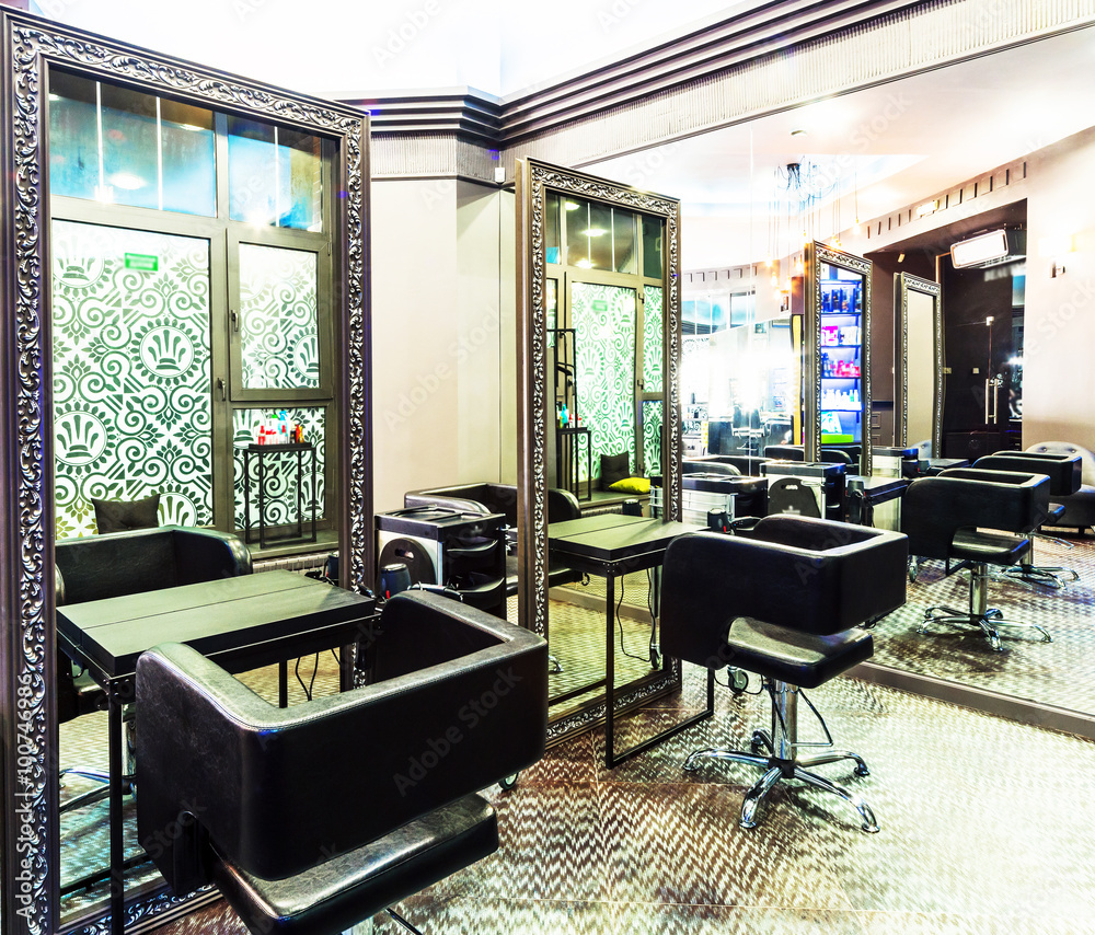 Interior of luxury beauty salon Stock Photo | Adobe Stock