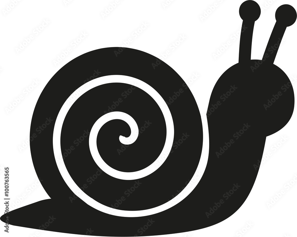 Snail pictogram Stock-Vektorgrafik | Adobe Stock