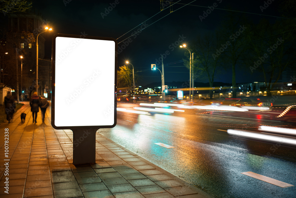 City advertising billboard Stock Photo | Adobe Stock