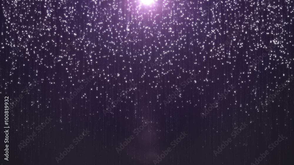 Magic white particles. Beautiful magic particles background with light ...