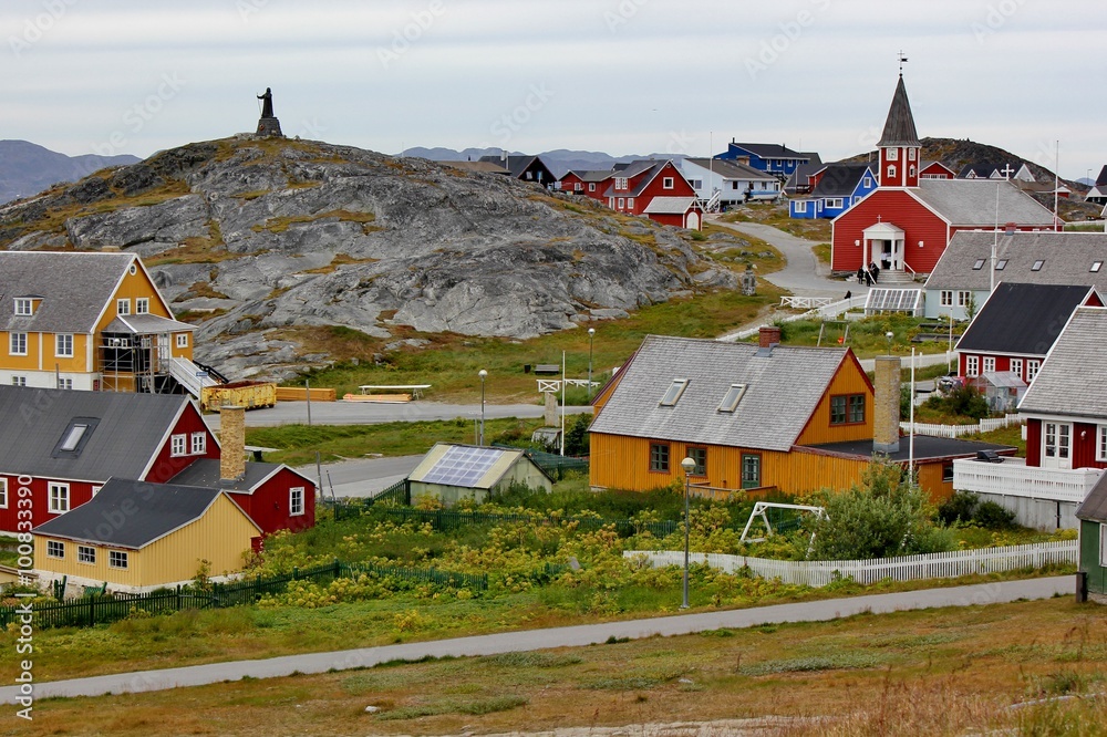 Nuuk Cathedral, Church of Our Saviour (Vor Frelsers Kirke) and the ...
