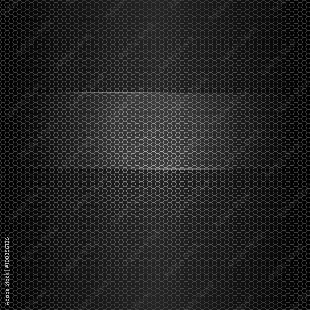 Seamless vector metal texture with highlighted frame for text Stock ...