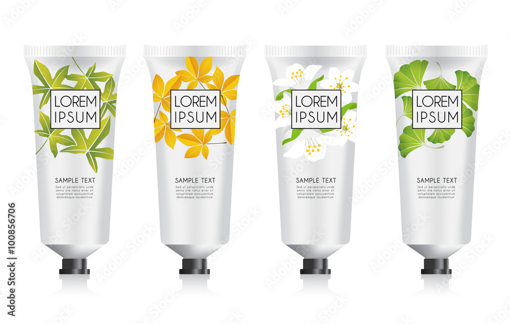 Lotion Packaging Template : Vector Illustration Stock Vector | Adobe Stock