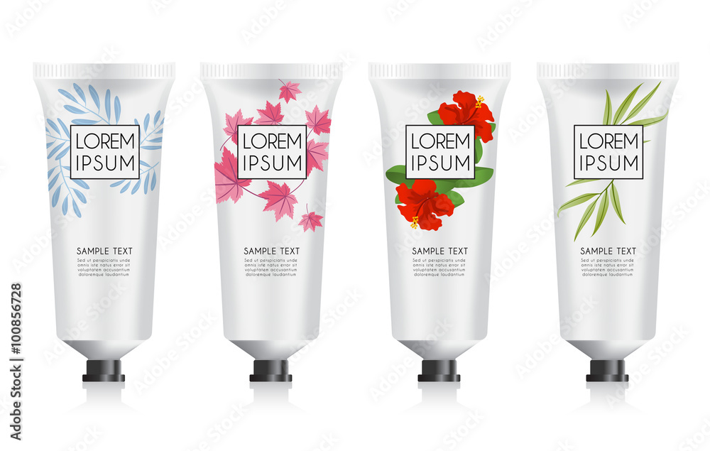 Lotion Packaging Template : Vector Illustration Stock Vector | Adobe Stock