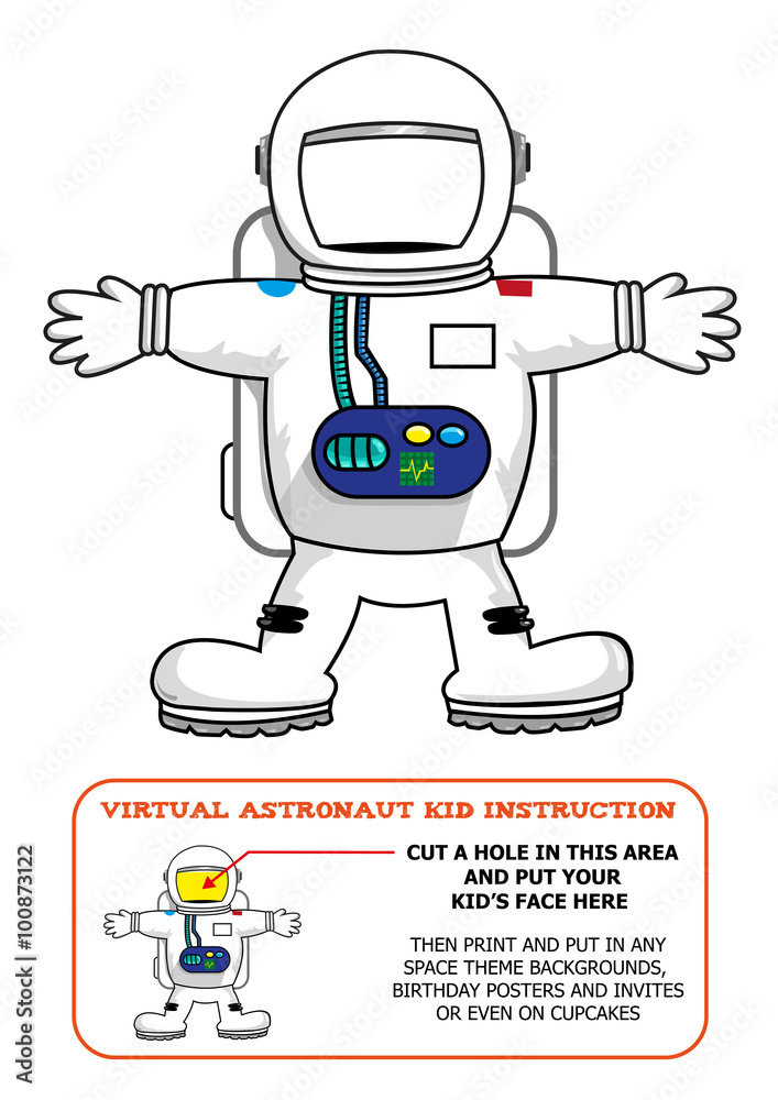 Astronaut Suit Clipart