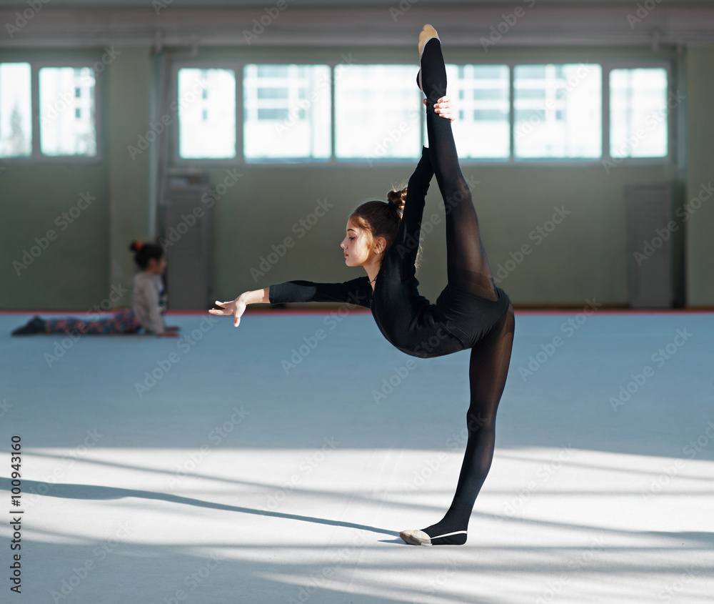 Rhythmic Gymnastics Training Splits