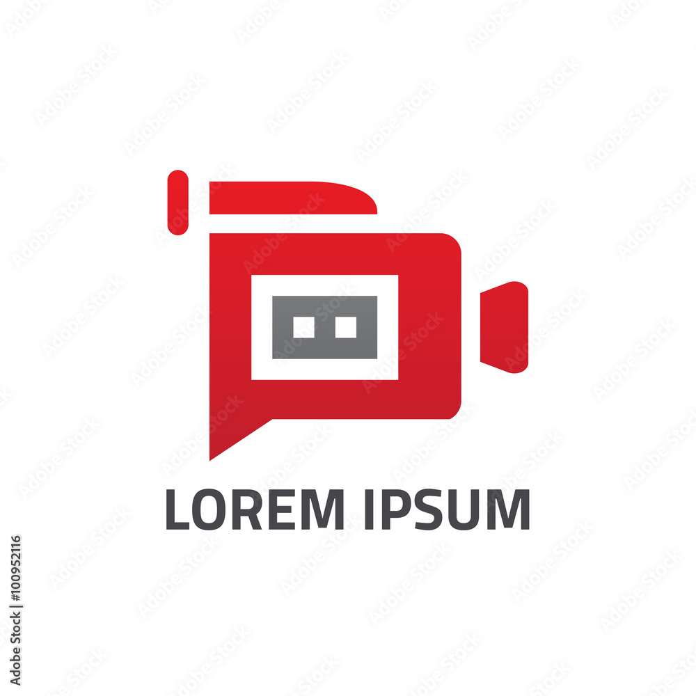 Video Cam Logo Stock Vector | Adobe Stock
