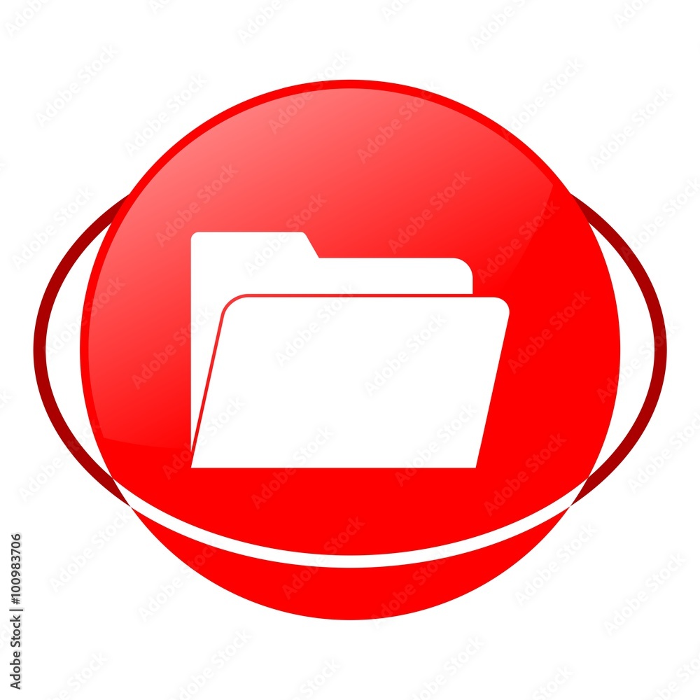 Red icon, file vector ilustration Stock Vector | Adobe Stock