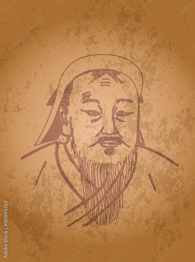 Genghis Khan Portrait