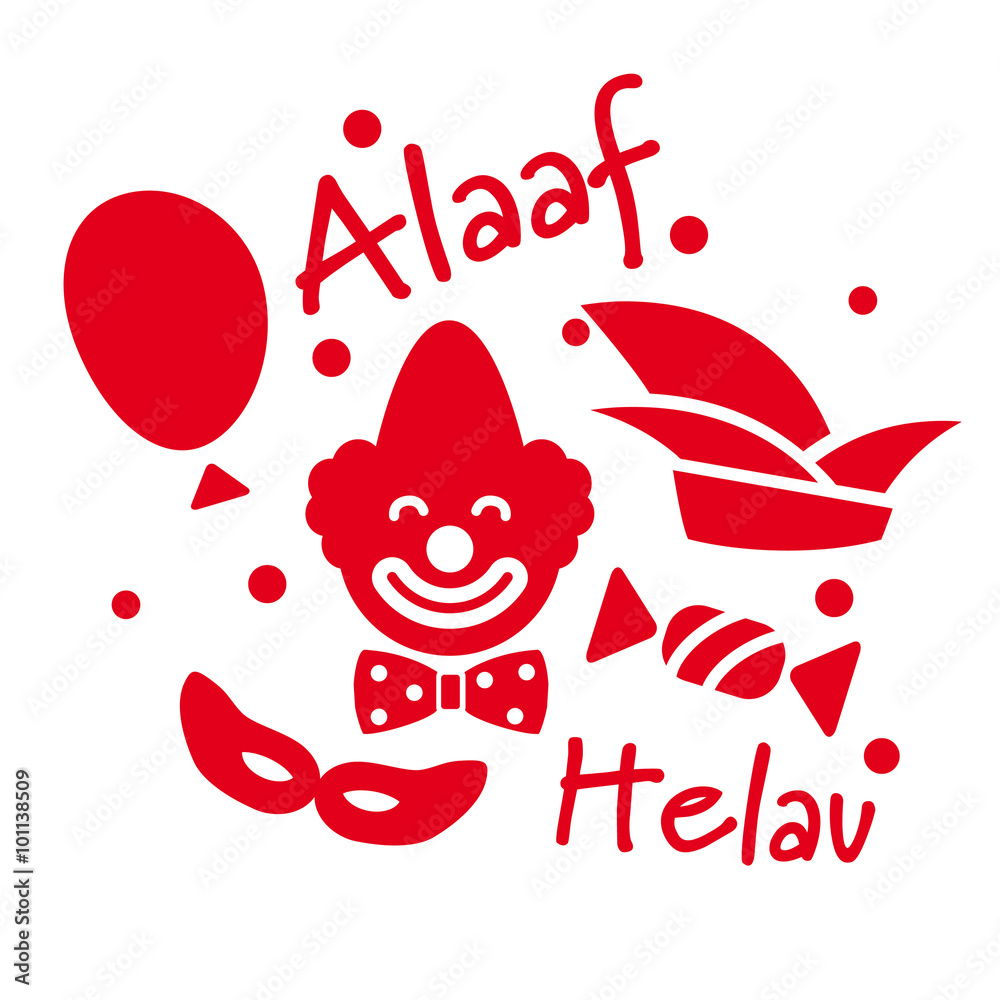 Karneval Designelemente Stock Vector | Adobe Stock