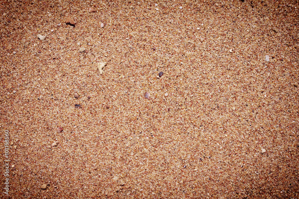 Sea background of sand. Textural background from sea small gravel, for ...