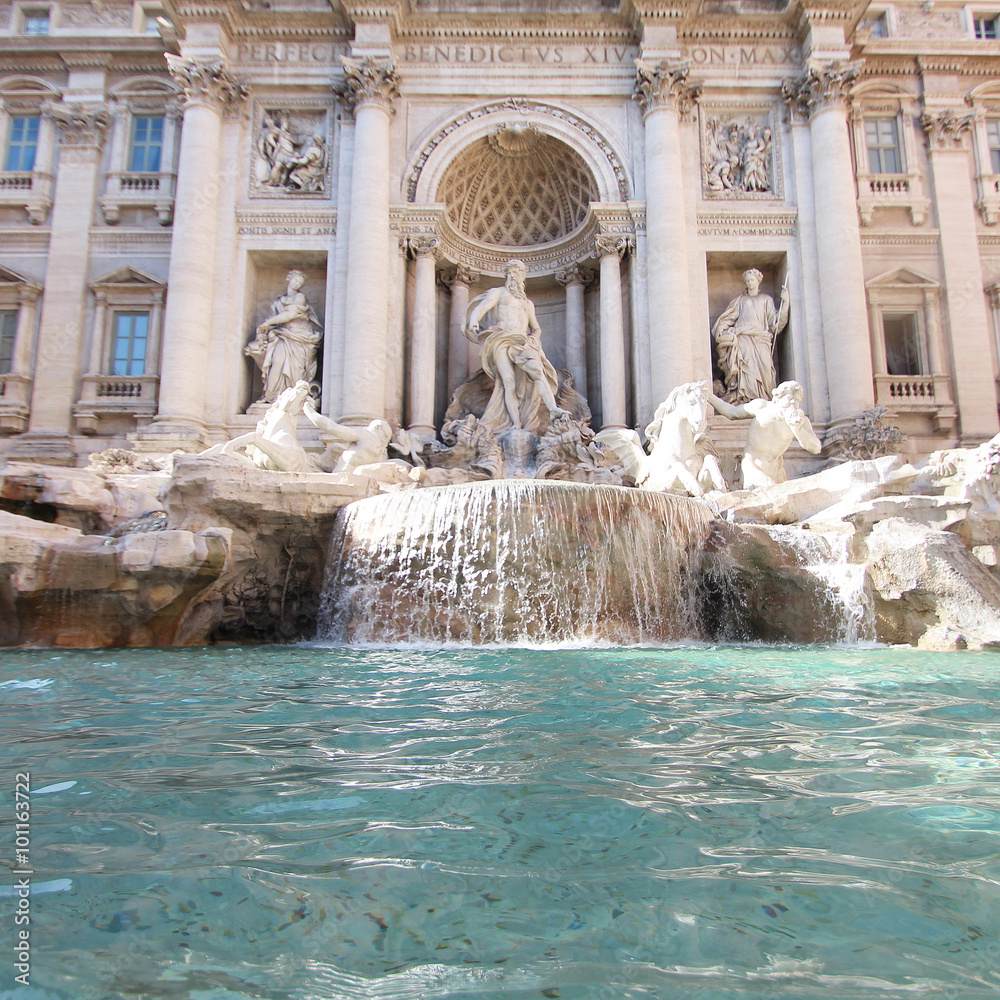 Poster Rome - Trevi fountain - Fontaine de Trevi – Wall Art | UkPosters