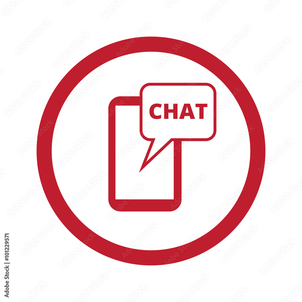 Chat Icons Red