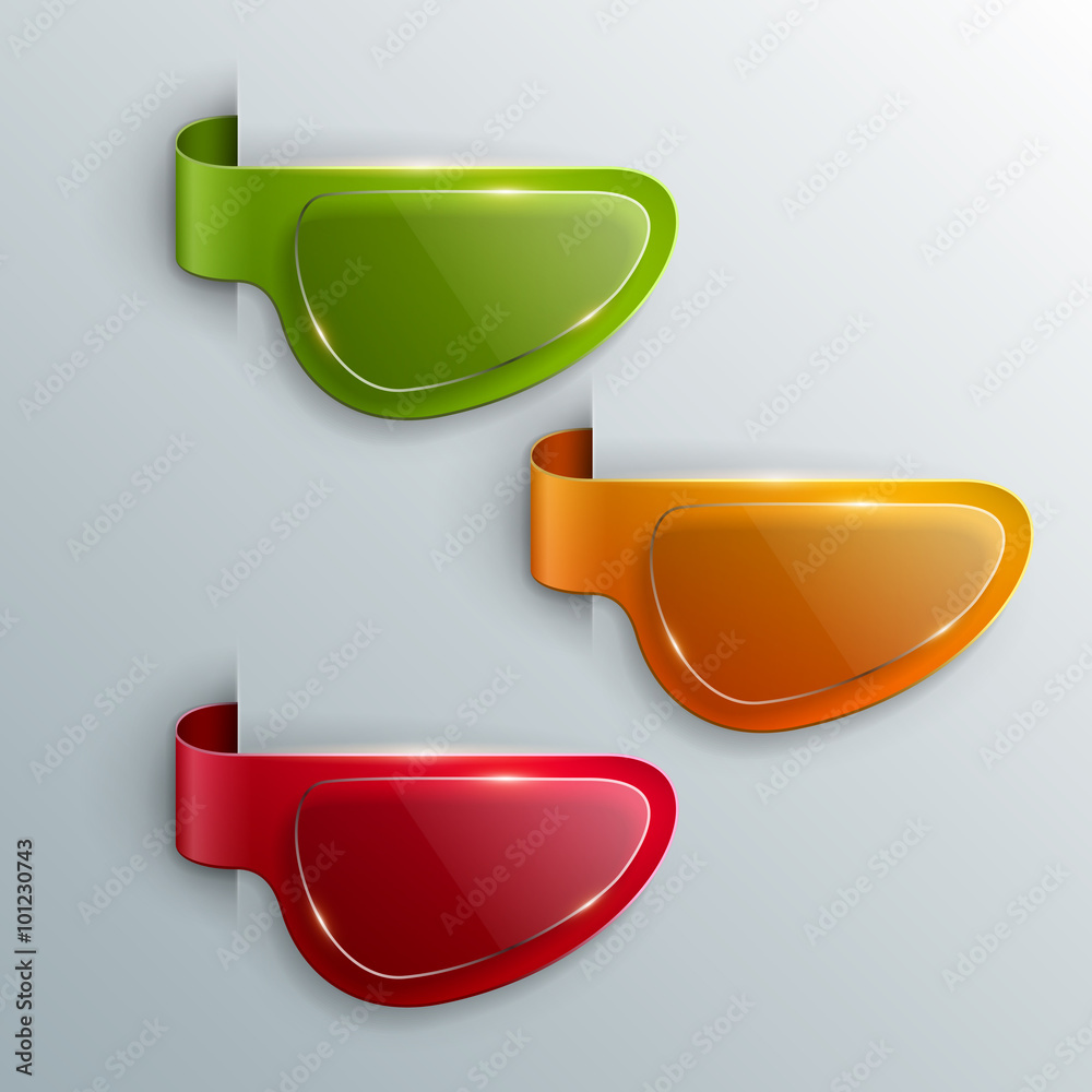Vector banners set. Stock Vector | Adobe Stock