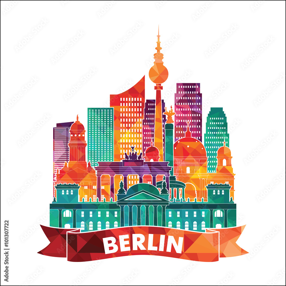 Berlin. Vector illustration Stock-Vektorgrafik | Adobe Stock