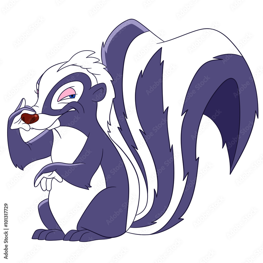 Cartoon Skunk Farting