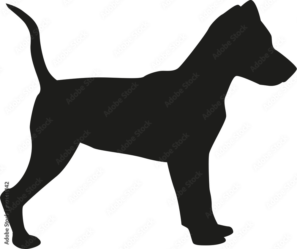 Miniature pinscher silhouette Stock Vector | Adobe Stock