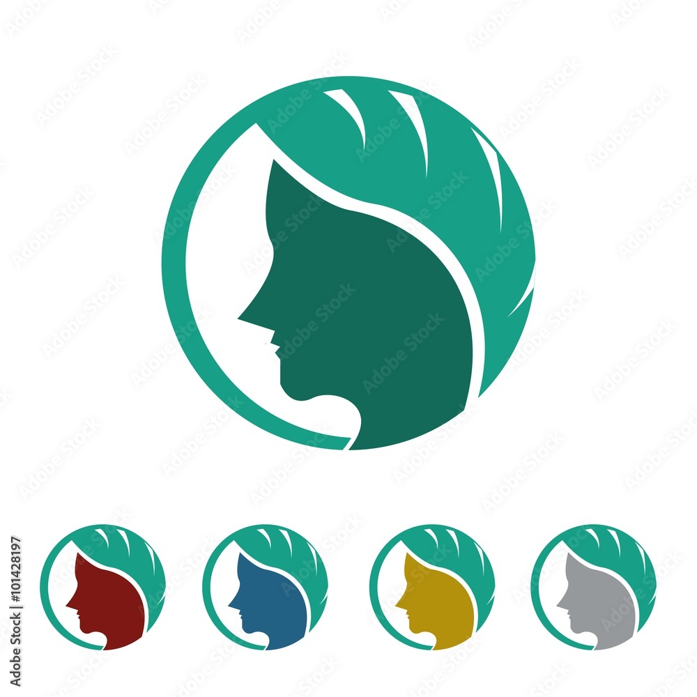 beauty clinic logo icon Vector Stock Vector | Adobe Stock