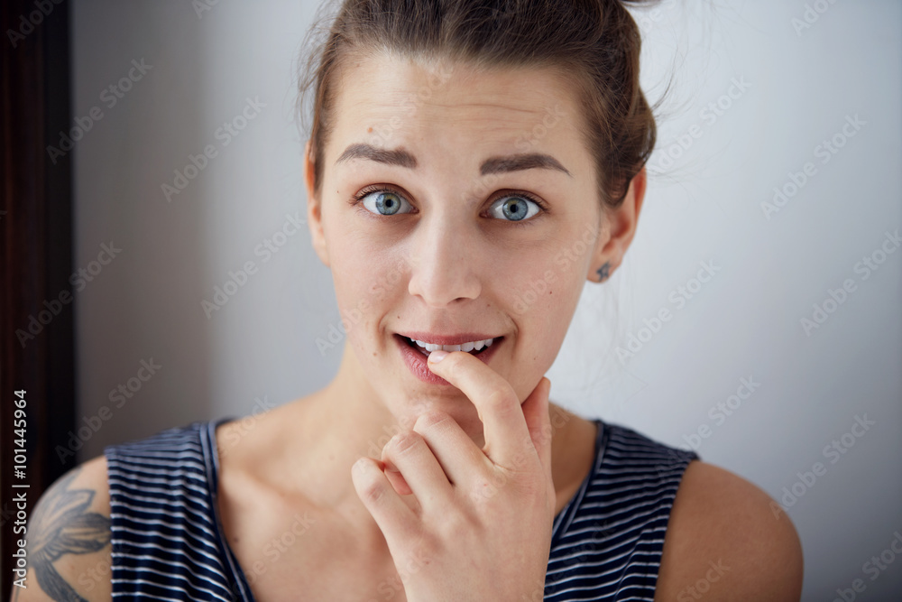 Embarrassed Facial Expression