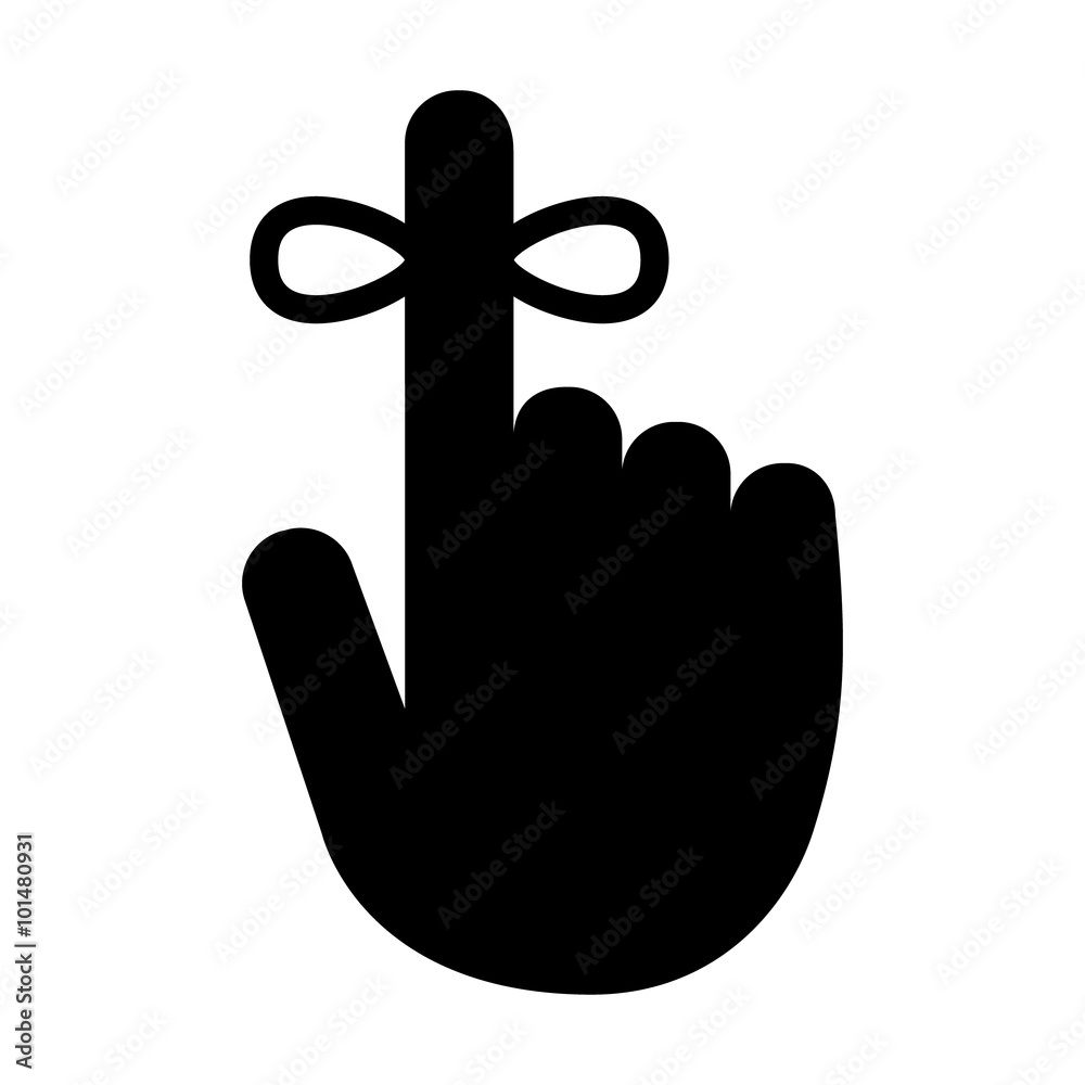 Reminder Finger Vector