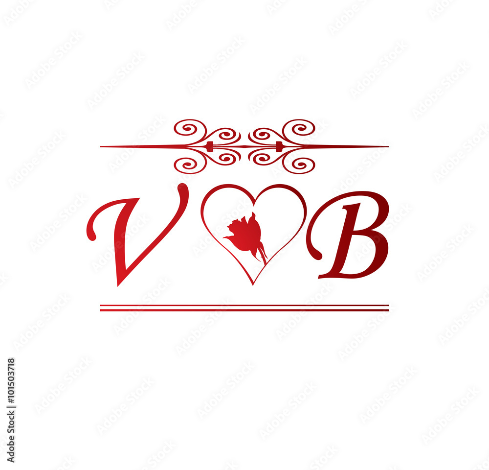 V Love Alphabet Wallpaper