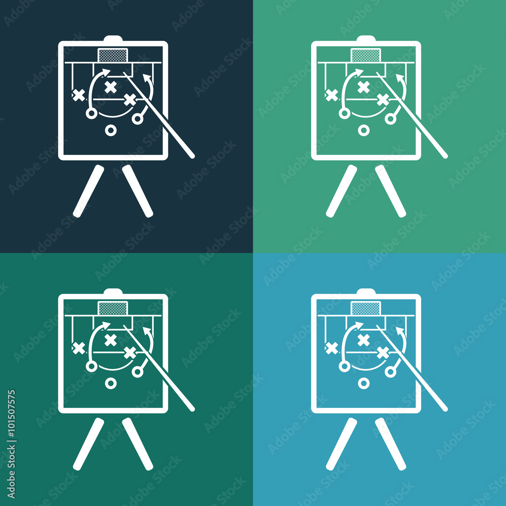 football strategy icon Stock ベクター | Adobe Stock