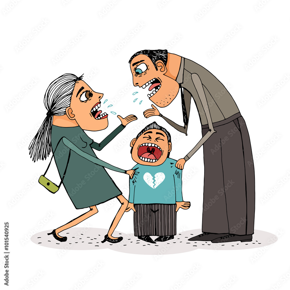 Angry Parents And Children