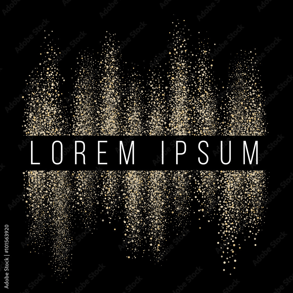 Vector gold background for flyer, poster, sign, banner, web, header ...