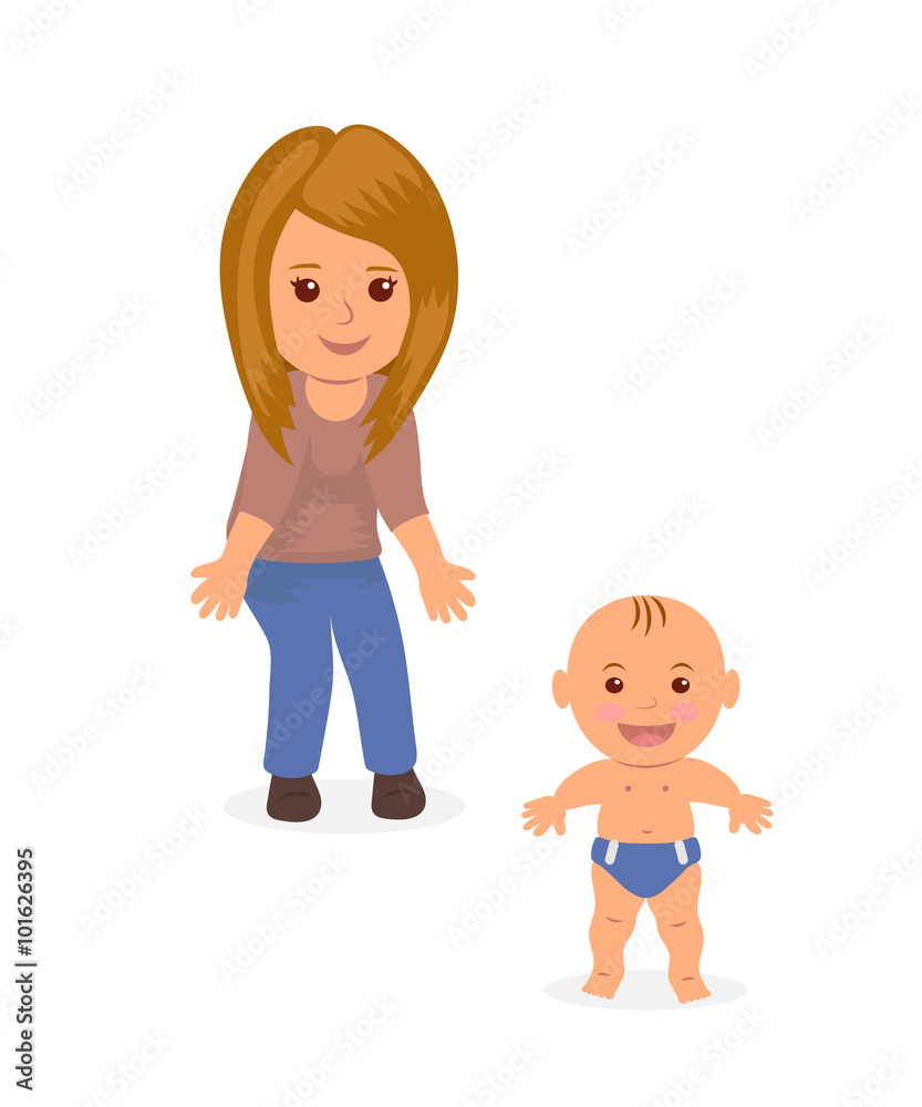 Baby First Step Clipart Images