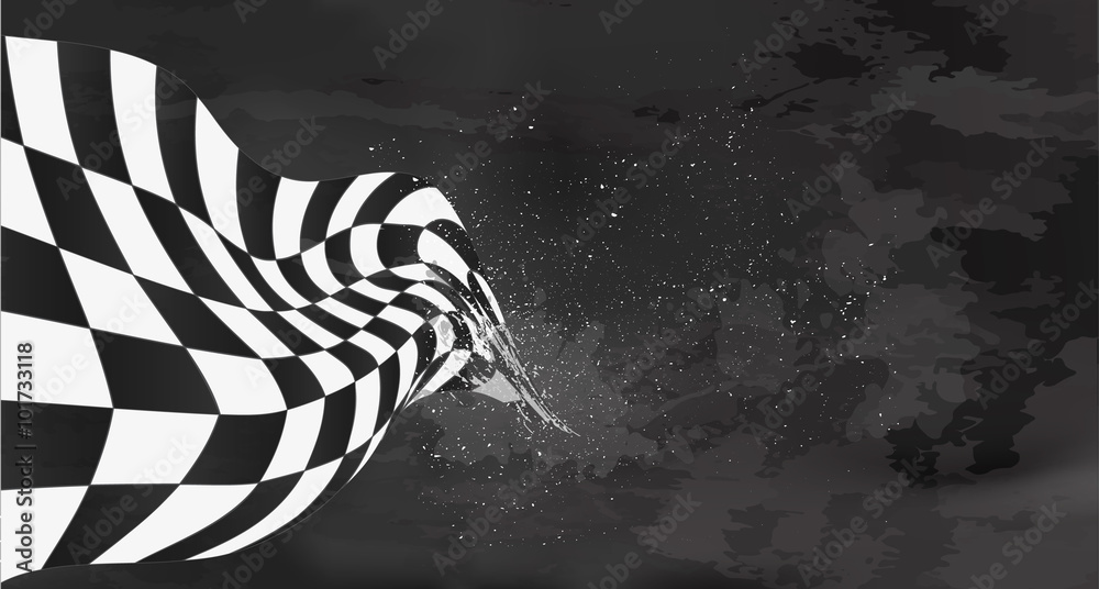 checkered race flag. Racing flags. Background checkered flag For Stock ...
