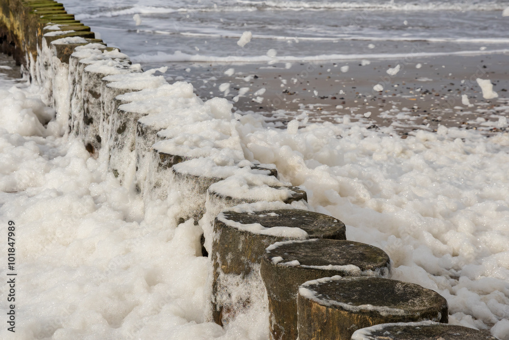 gischt am meer Stock Photo | Adobe Stock
