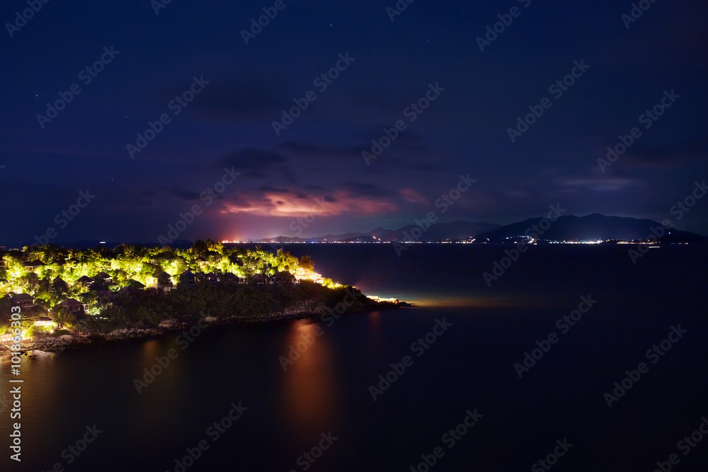 Beautiful Island Pictures At Night