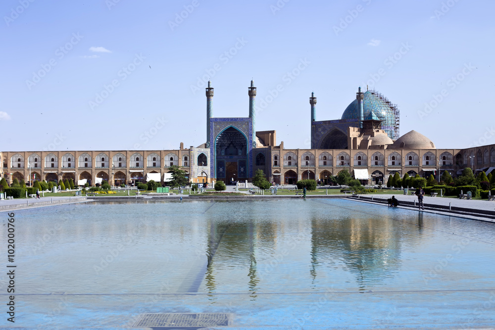 Naghsh-i Jahan Square, Isfahan, Iran, one of the largest city squares ...