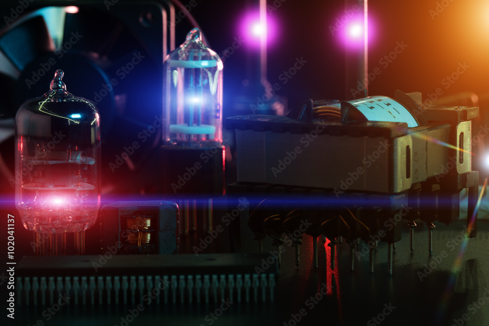 Electronic Vacuum tube Stock Photo | Adobe Stock