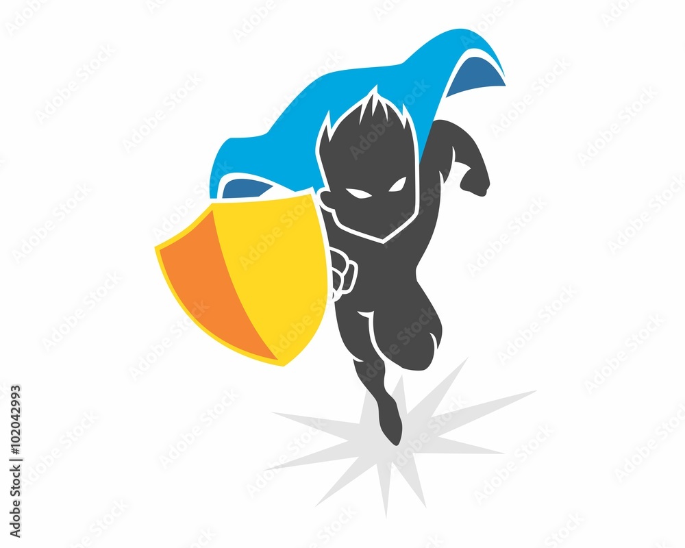 shield hero character vector Stock Vector | Adobe Stock
