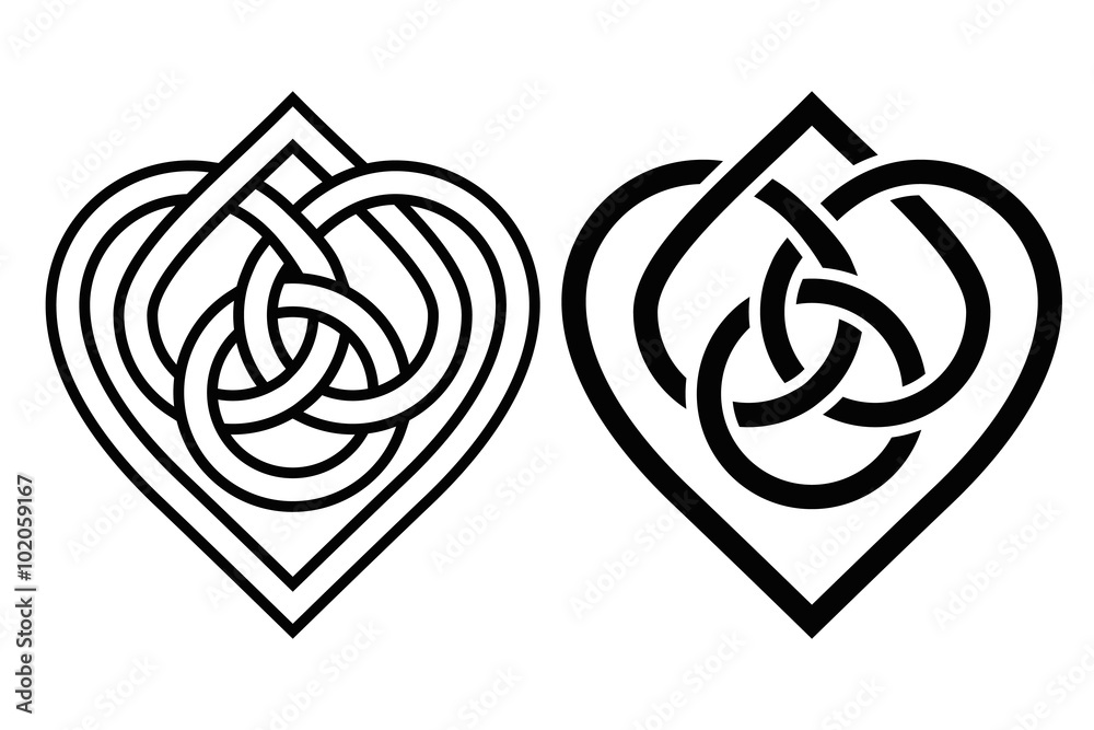 Celtic Knot Heart Art