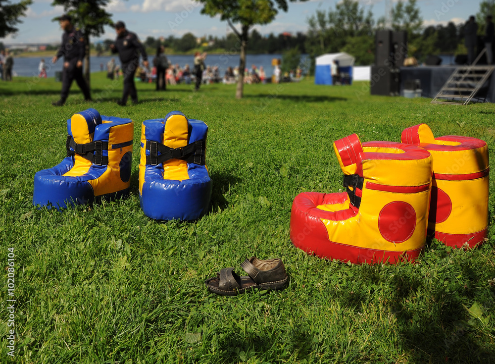 Humorous competition. Stock Photo | Adobe Stock