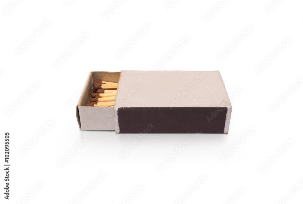 Blank matches box mock up isolated. Empty paper match packaging. Stock ...