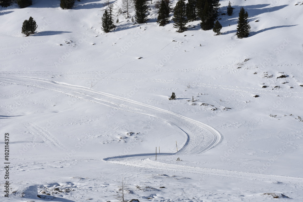 Schipiste, Langlaufloipe, Staller Sattel, Osttirol, Wanderweg, Straße ...