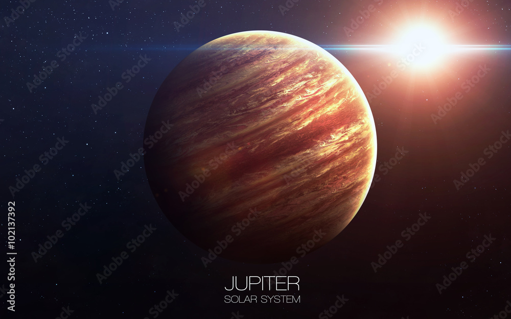 Jupiter - High resolution images presents planets of the solar system ...