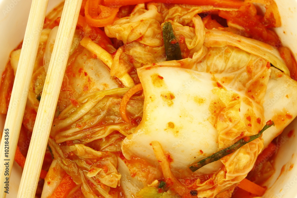 Closed-up Korean Gimchi ,made by vedgetable and ginger Stock Photo ...