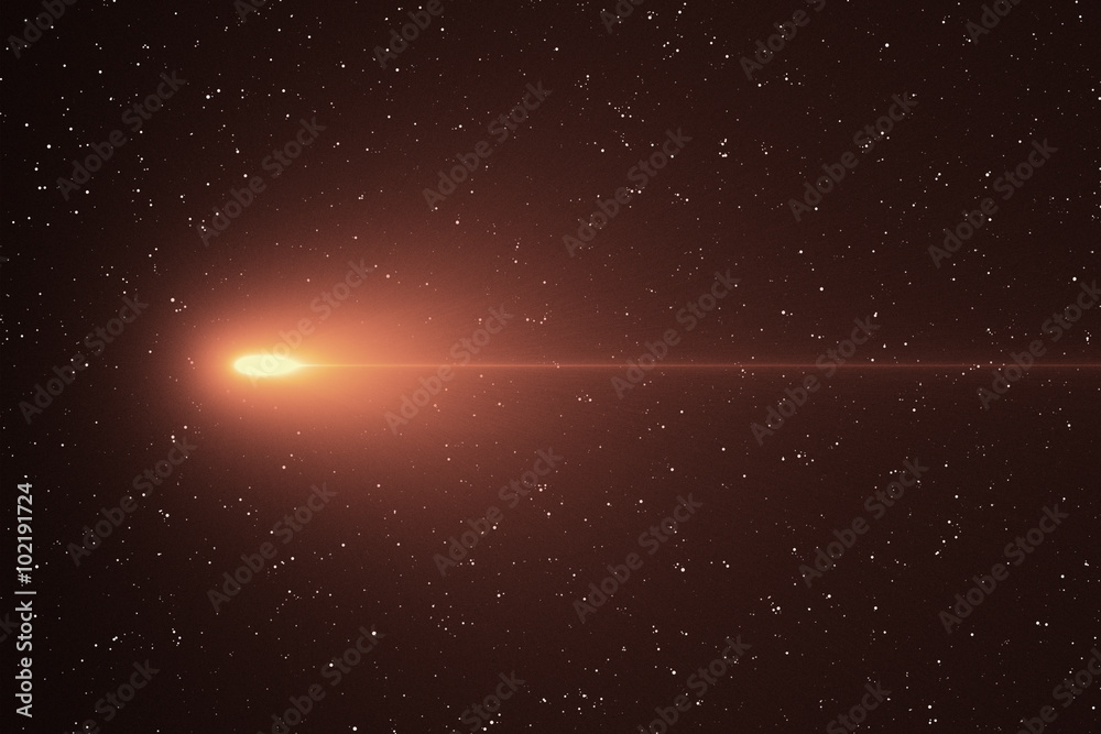 Shooting Star, Stars Background Stock Illustration | Adobe Stock