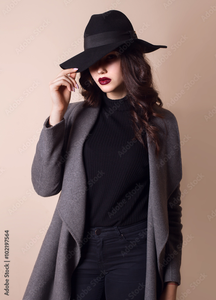 Girl Hiding Face With Mask