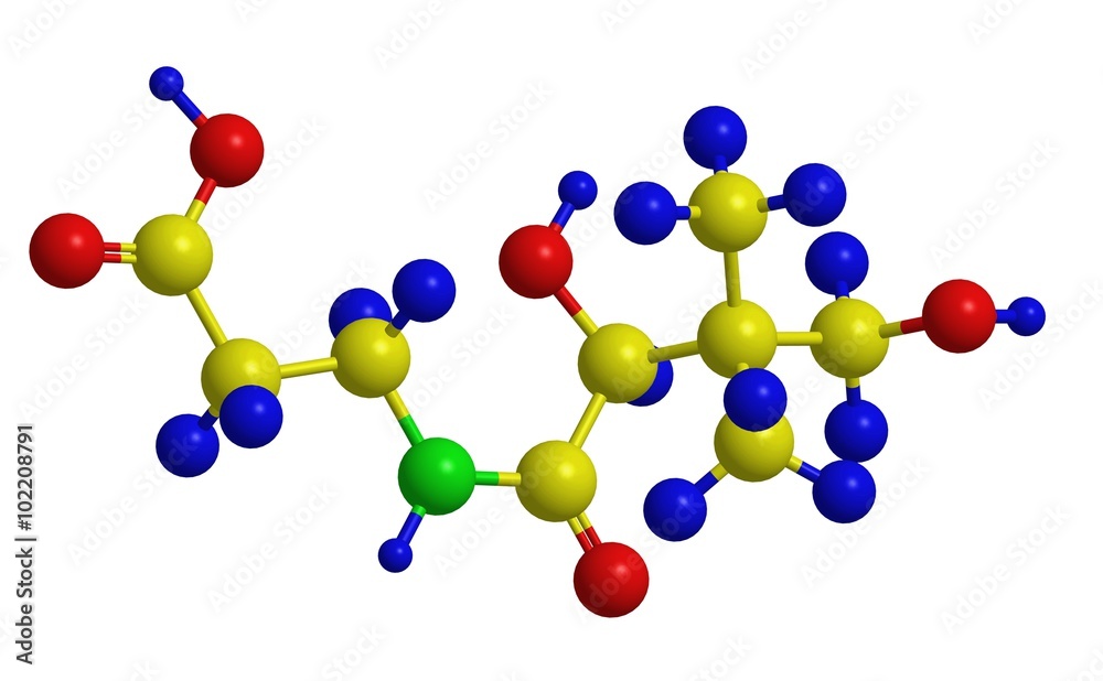 Molecular structure of Pantothenic acid (vitamin B5) Stock Illustration ...
