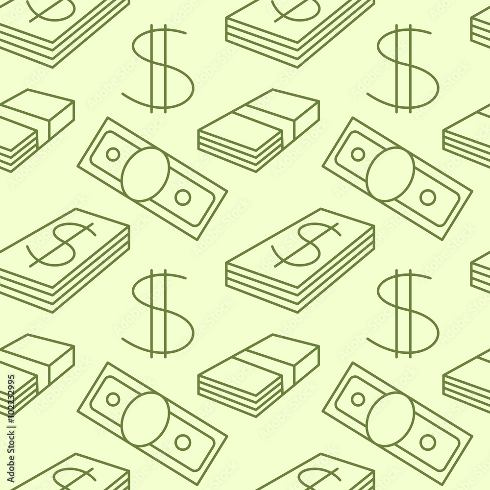 Green Money Paper Texture